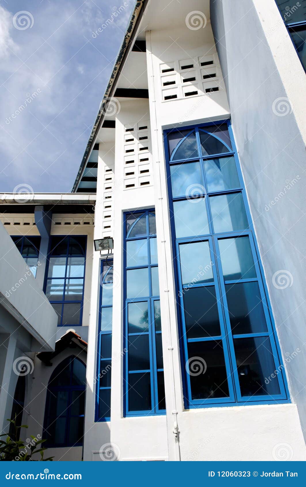 Exterior of church stock image. Image of pane, vertical - 12060323