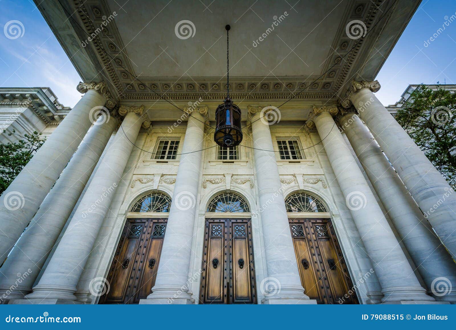 The Exterior of the DAR Constitution Hall, in Washington, DC. Stock ...