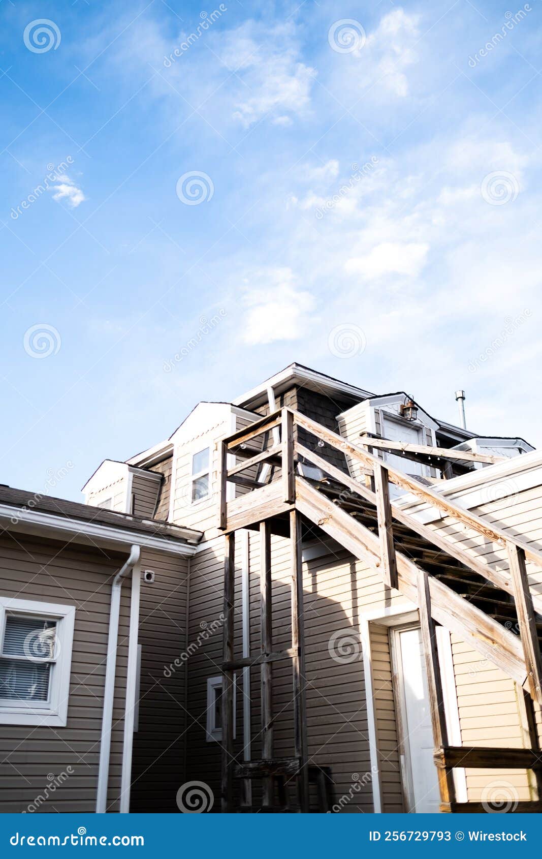 Exterior Design of a Standard House Stock Image - Image of design ...