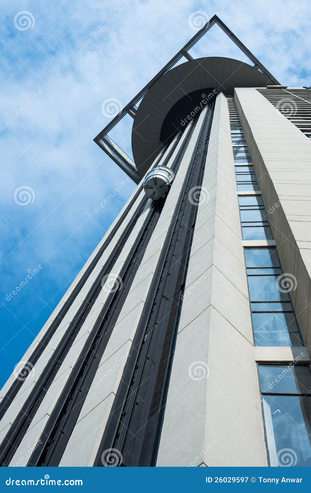 Exterior Elevator stock image. Image of elevation, elevator - 26029597