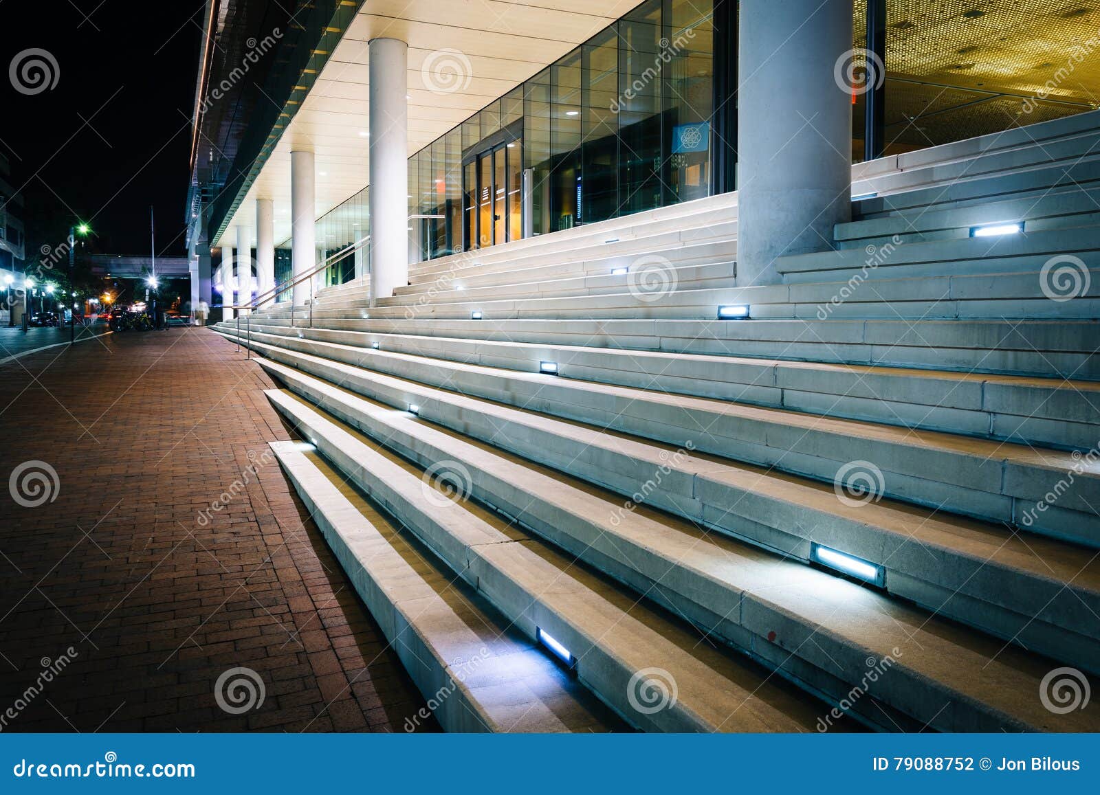 The Exterior of the Embassy of Sweden at Night, in Georgetown, W ...