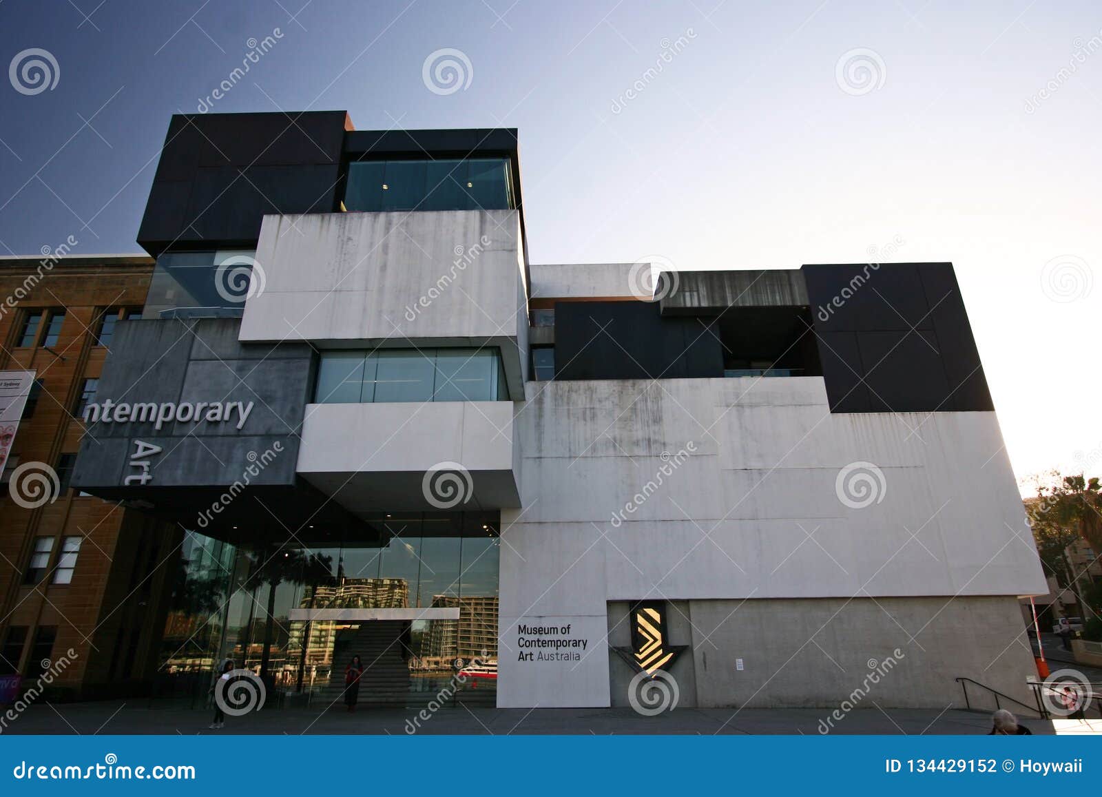 Modern Building Elevation of Museum of Contemporary Art Australia in ...