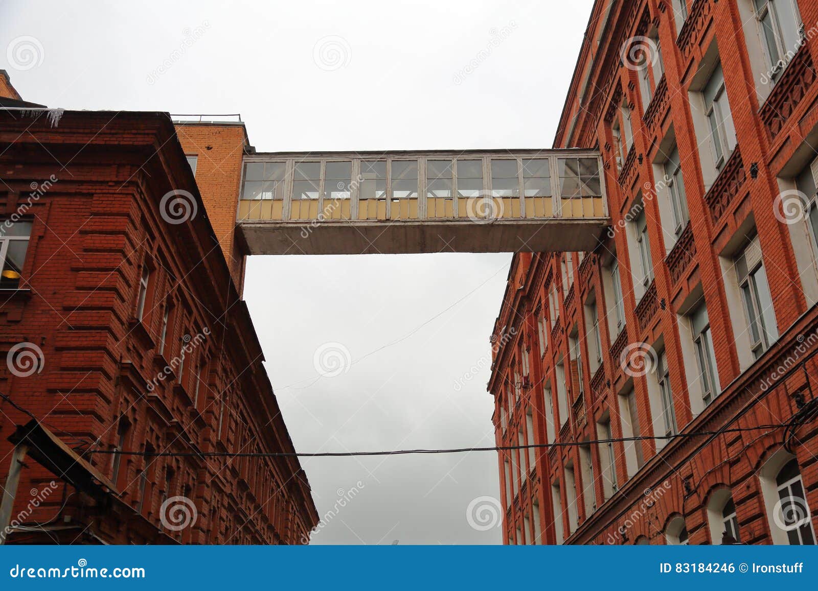 Exterior of the Factory Built of Bricks Stock Photo - Image of facade ...