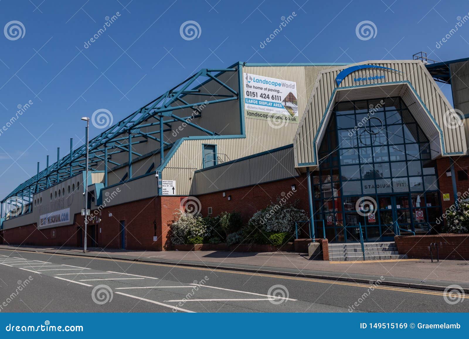 Exterior of the Halton Stadium Widnes April 2019 Editorial Stock Image ...