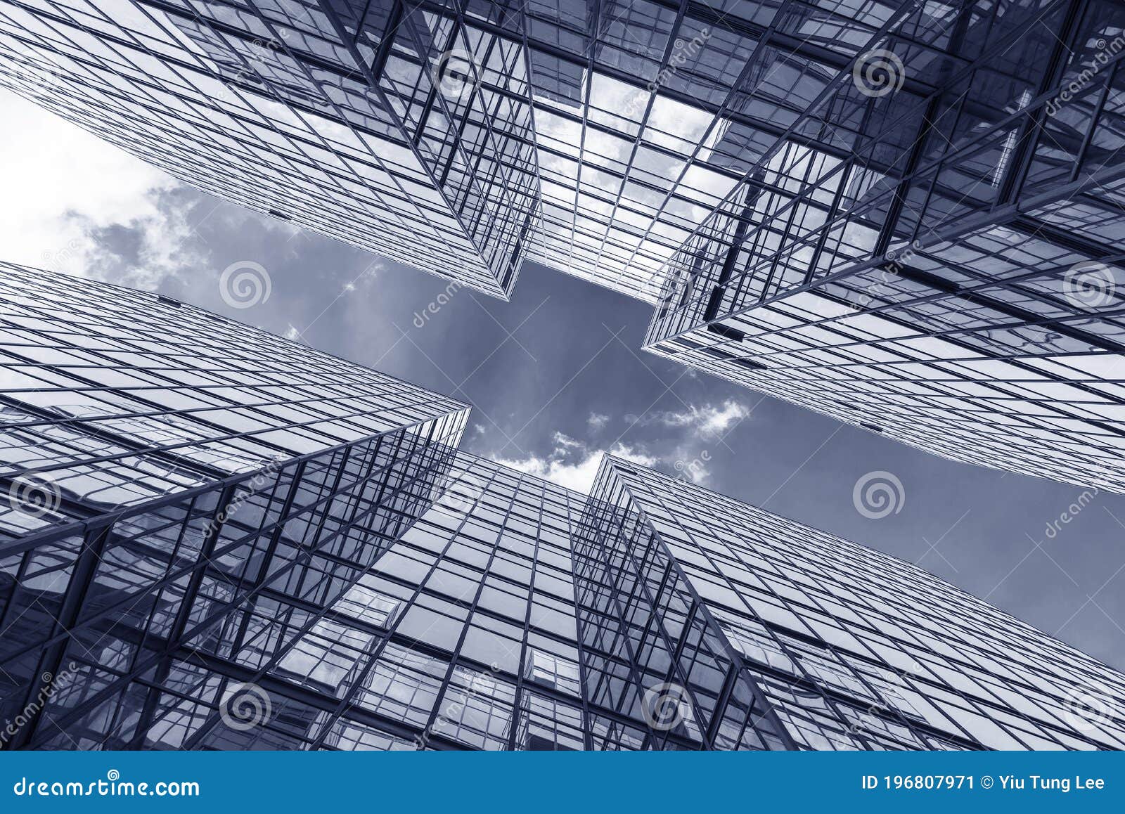 Exterior of High Rise Office Building Stock Image - Image of high ...