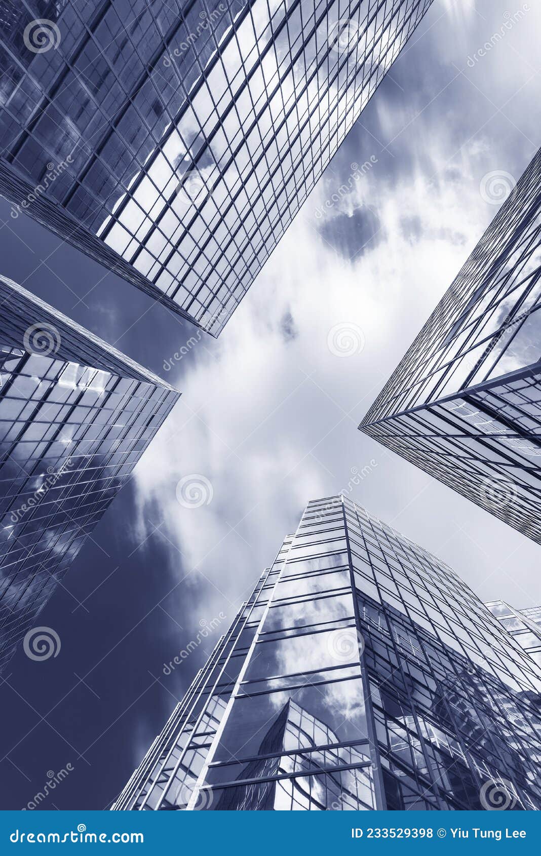 Exterior of High Rise Office Building. Architectural Abstract ...