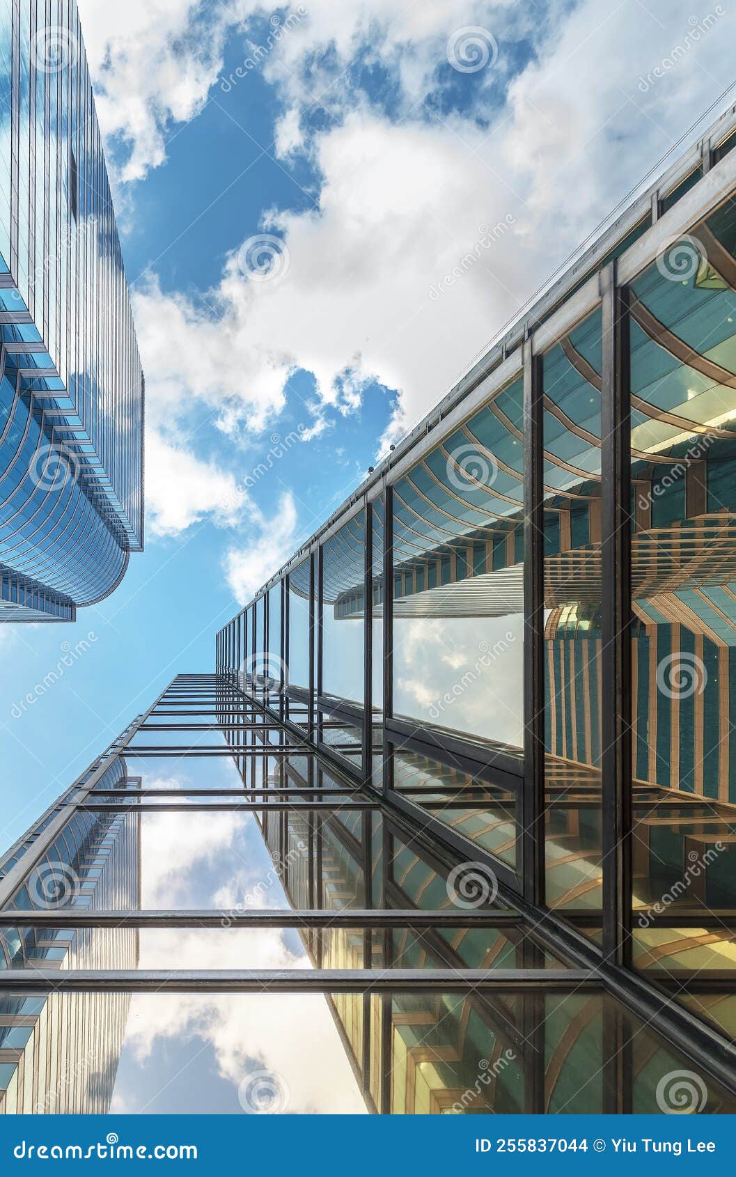 Exterior of High Rise Office Building. Architectural Abstract ...