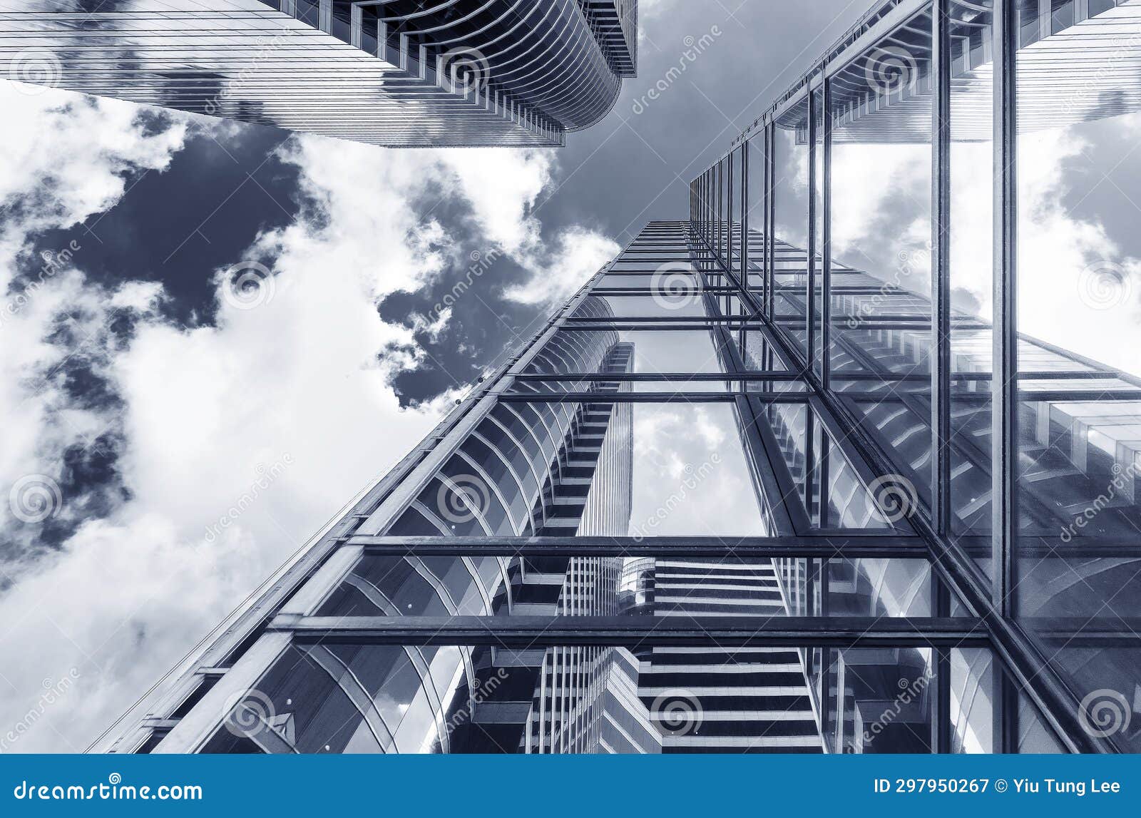 Exterior of High Rise Office Building. Architectural Abstract ...