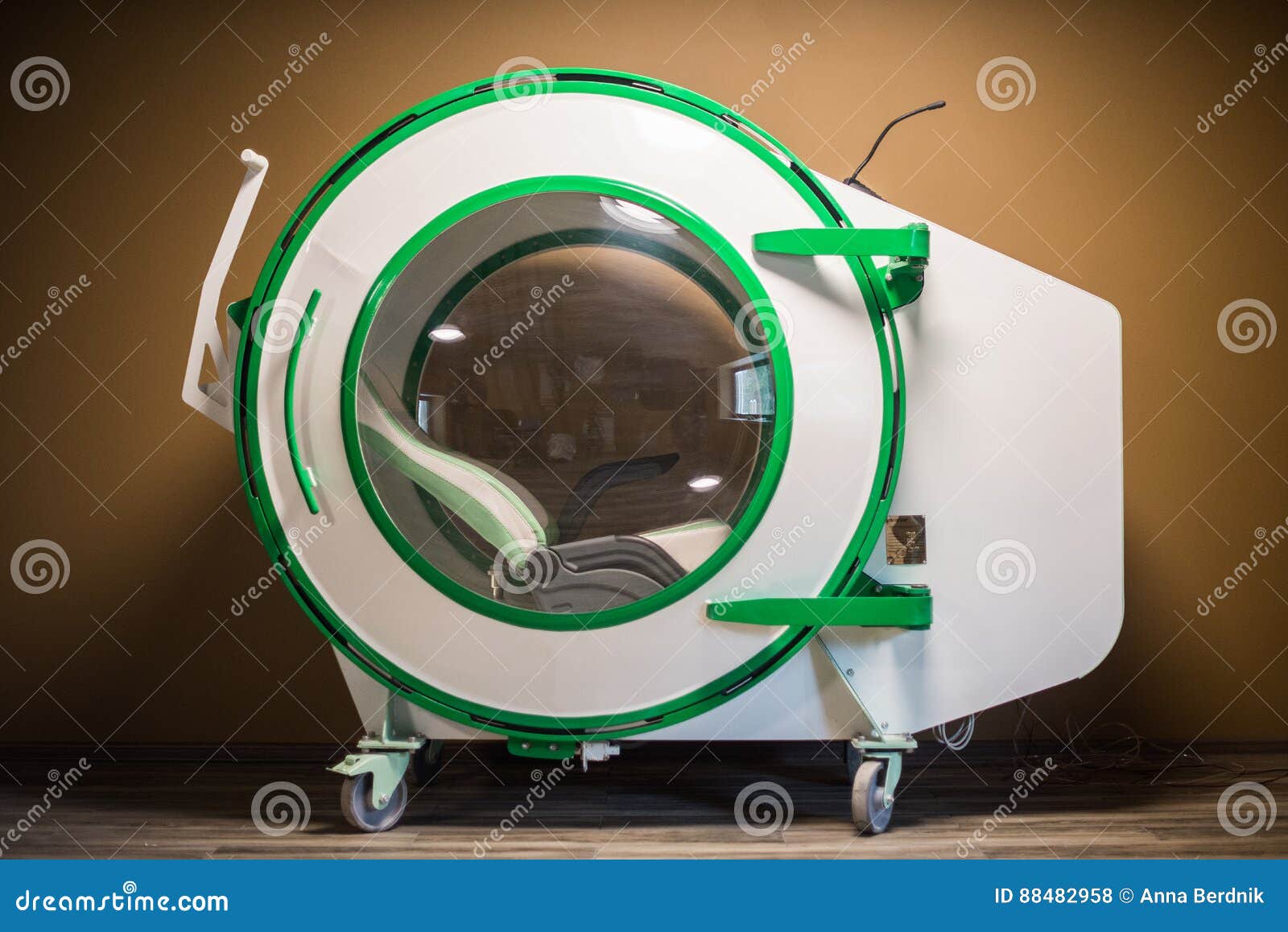 Exterior of Individual Hyperbaric Recompression Chamber. Stock Photo ...