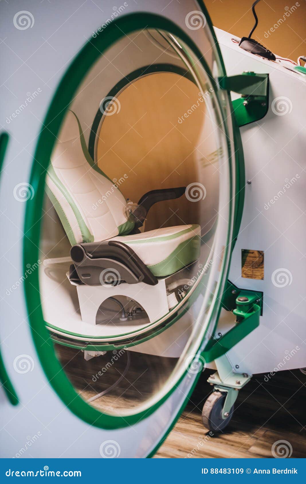 Exterior of Individual Hyperbaric Recompression Chamber. Stock Image ...