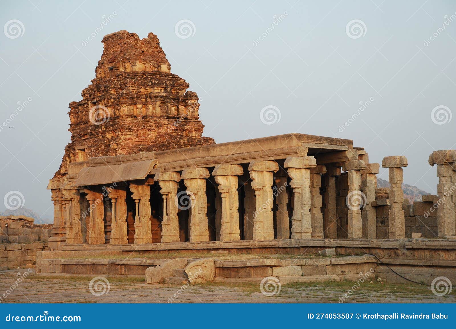 Exterior of Indian Hindu Temple India Stock Image - Image of india ...