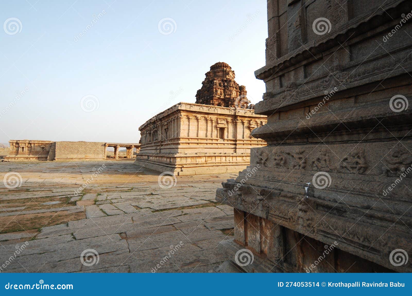 Exterior of Indian Hindu Temple India Stock Photo - Image of building ...