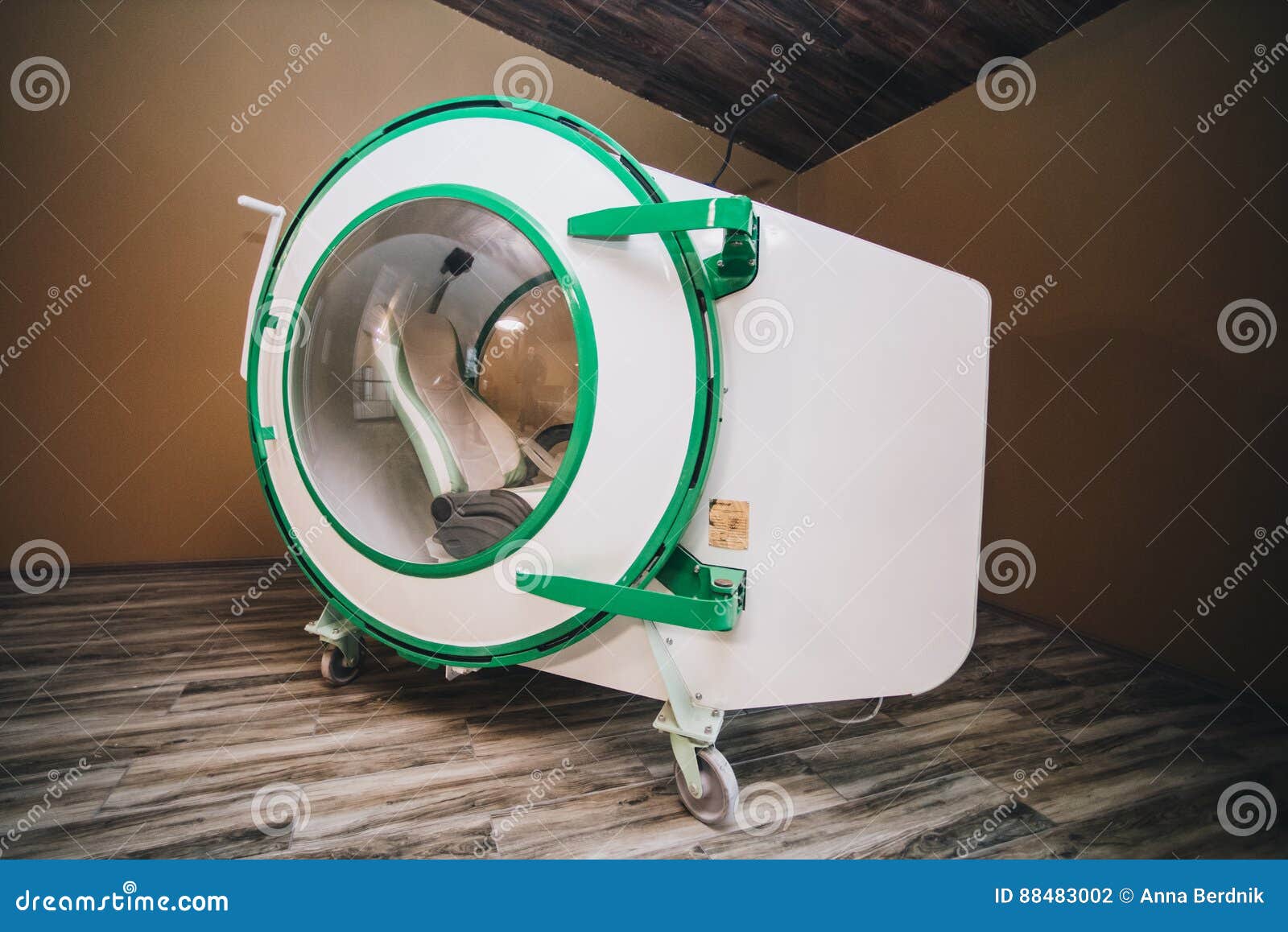 Exterior of Individual Hyperbaric Recompression Chamber. Stock Photo ...
