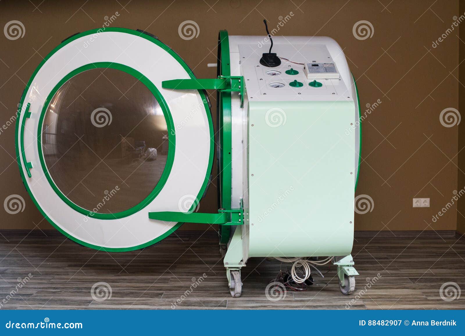 Exterior of Individual Hyperbaric Recompression Chamber. Stock Image ...