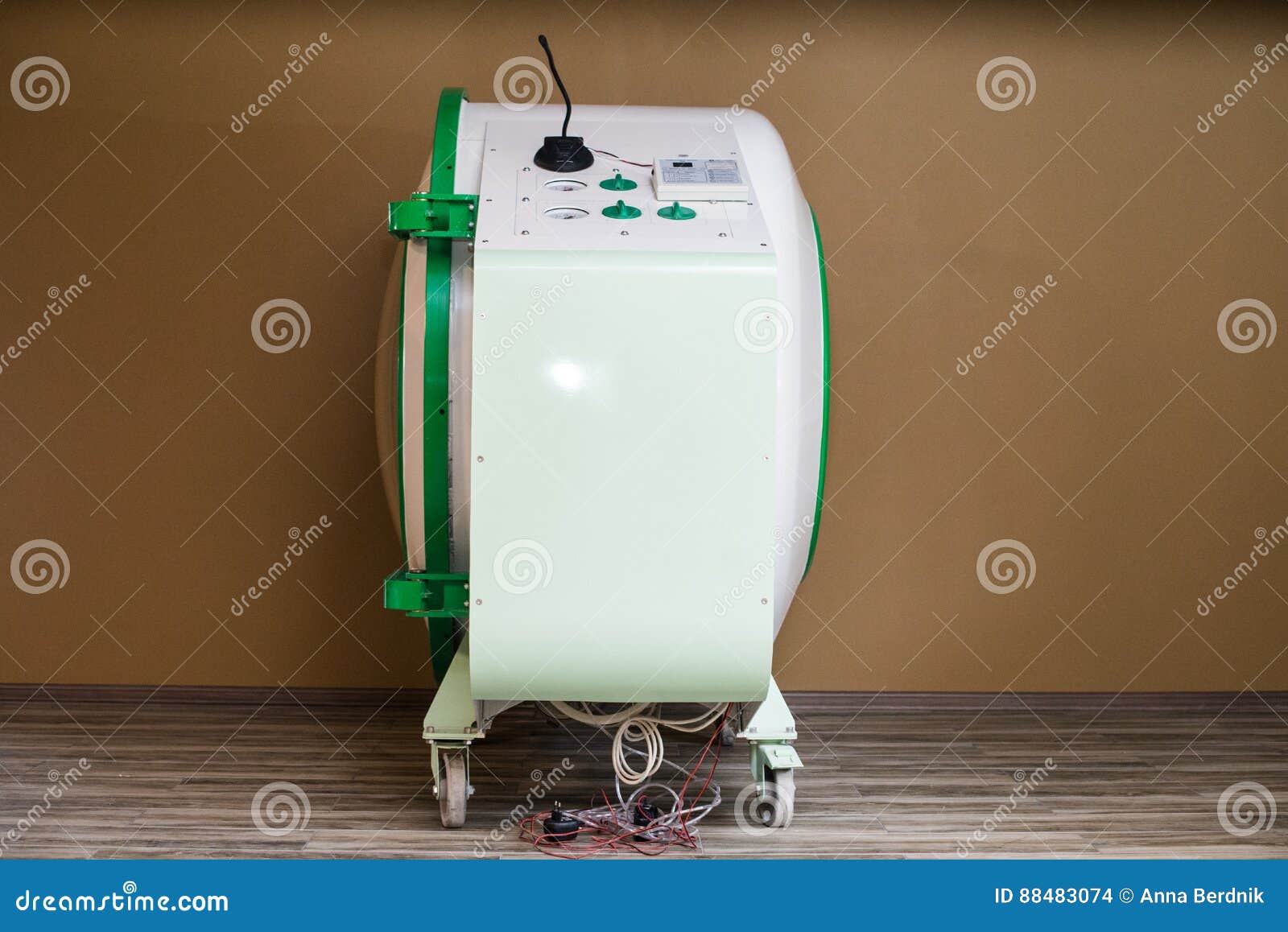 Exterior of Individual Hyperbaric Recompression Chamber. Stock Photo ...