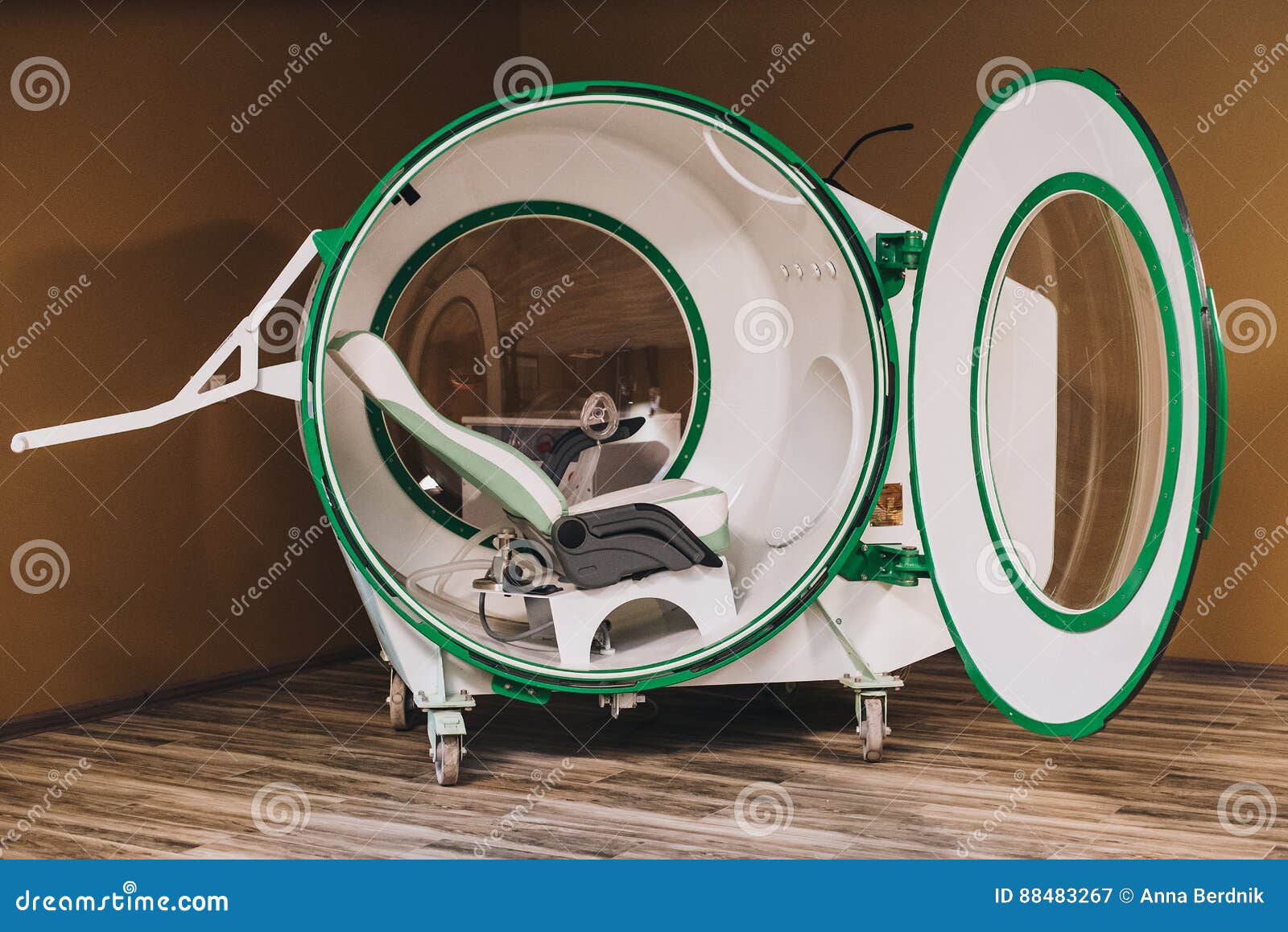 Exterior of Individual Hyperbaric Recompression Chamber. Stock Image ...