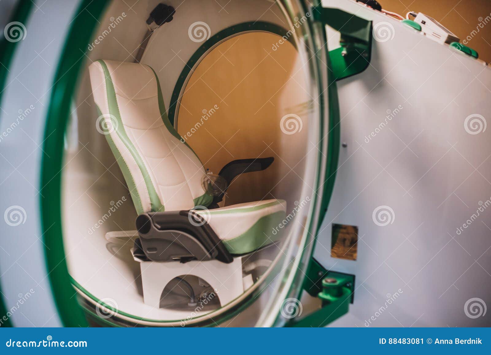 Exterior of Individual Hyperbaric Recompression Chamber. Stock Image ...