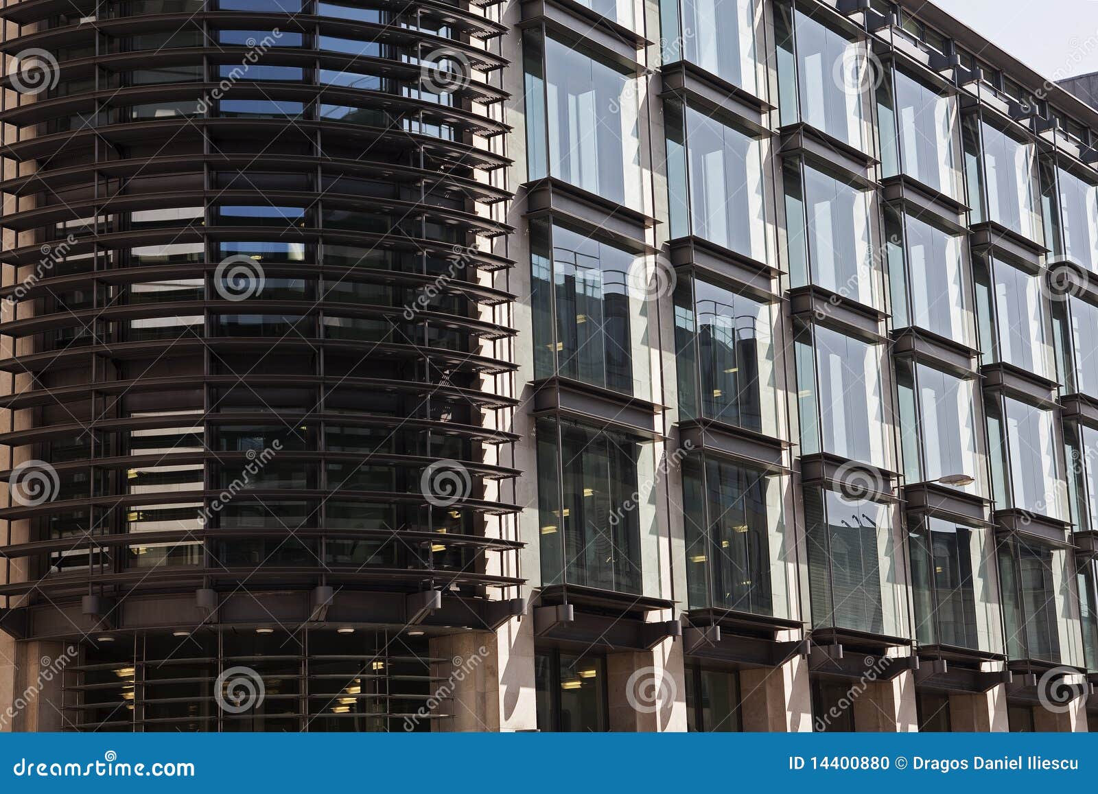 Exterior of Isolated Windows from Offices in UK Stock Photo - Image of ...