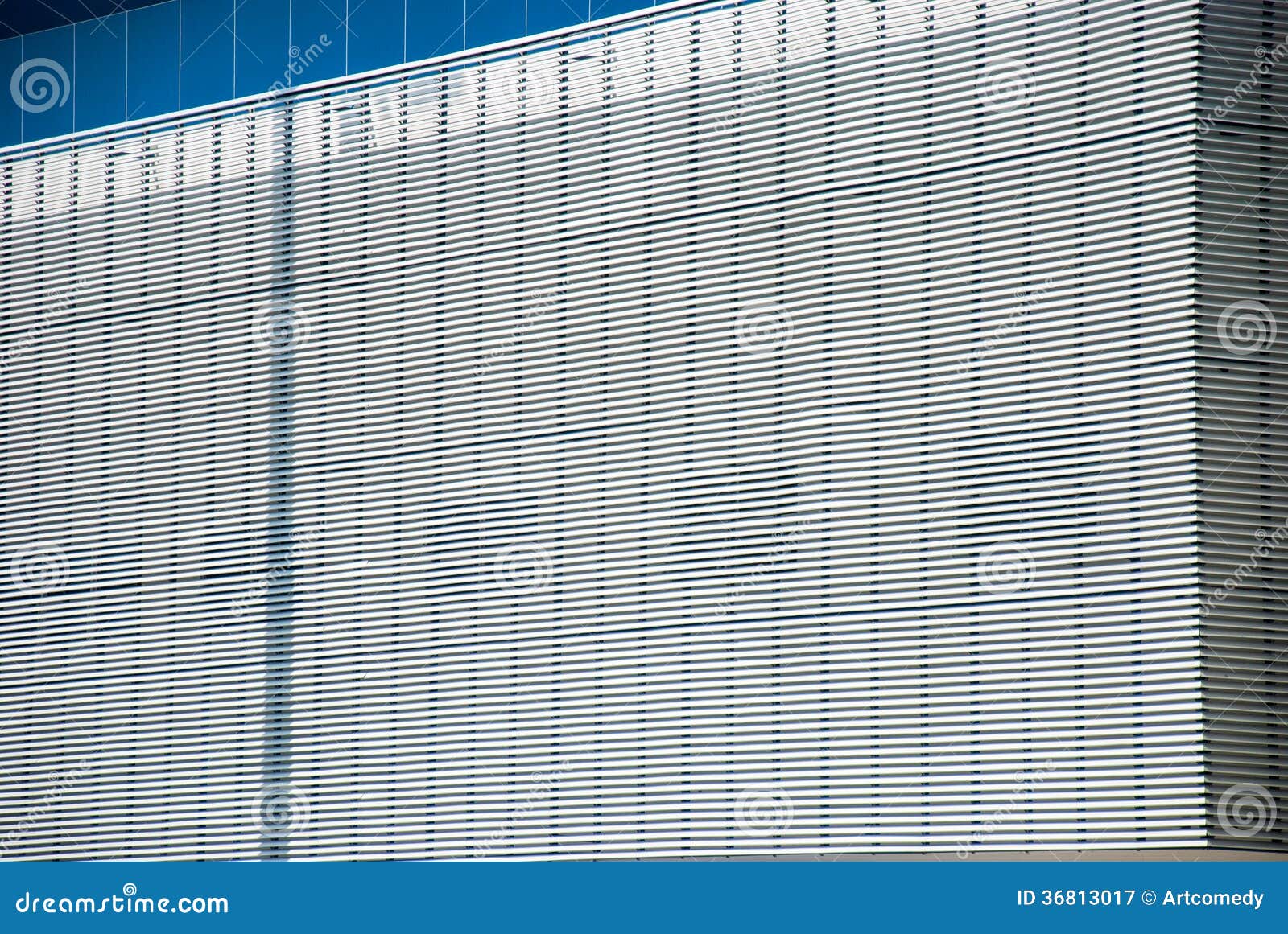 Exterior Large Modern Office Building Stock Image - Image of facade ...