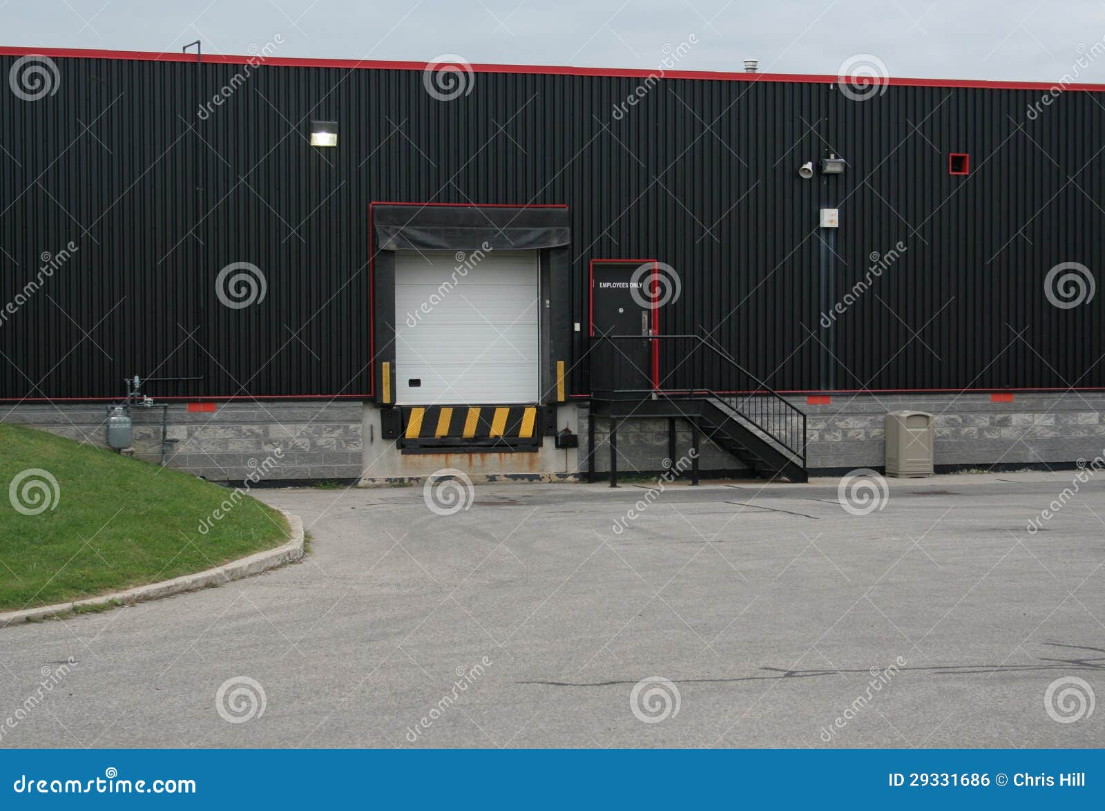 Exterior Loading Dock stock photo. Image of grunge, building - 29331686