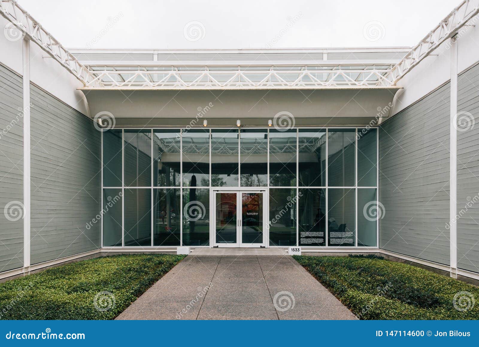 The Exterior of the Menil Collection, in Houston, Texas Stock Photo ...