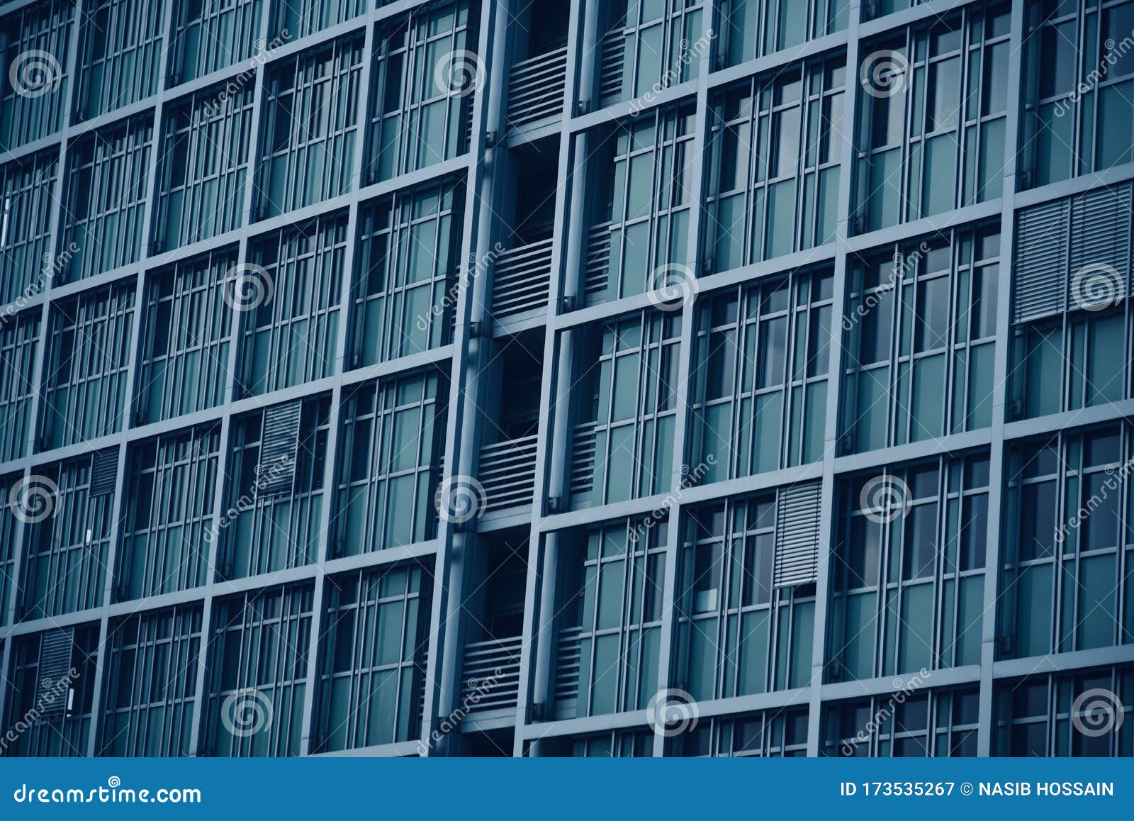 Exterior Metallic Frames and Windows of a Modern Building in Berlin ...