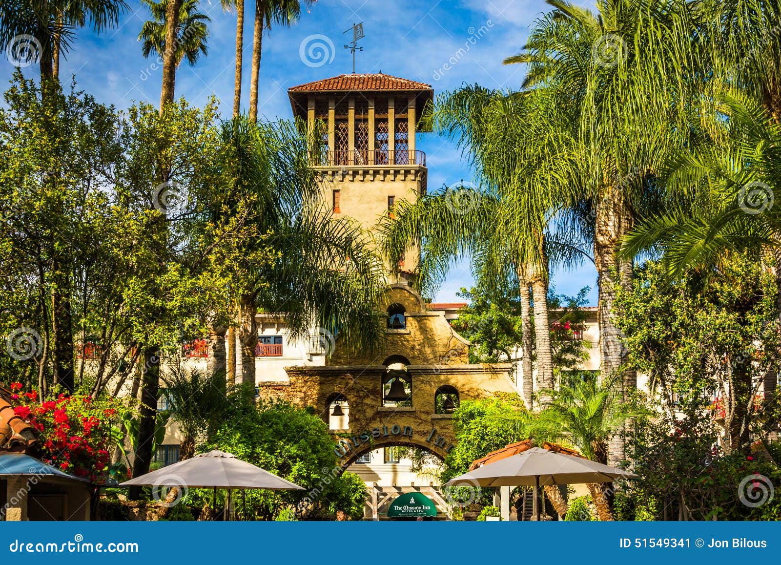 The Exterior of the Mission Inn, in Riverside Editorial Photo - Image ...