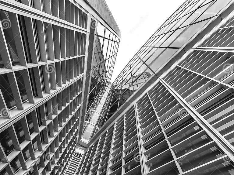 Exterior of Modern Architecture. Building Abstract Background Stock ...