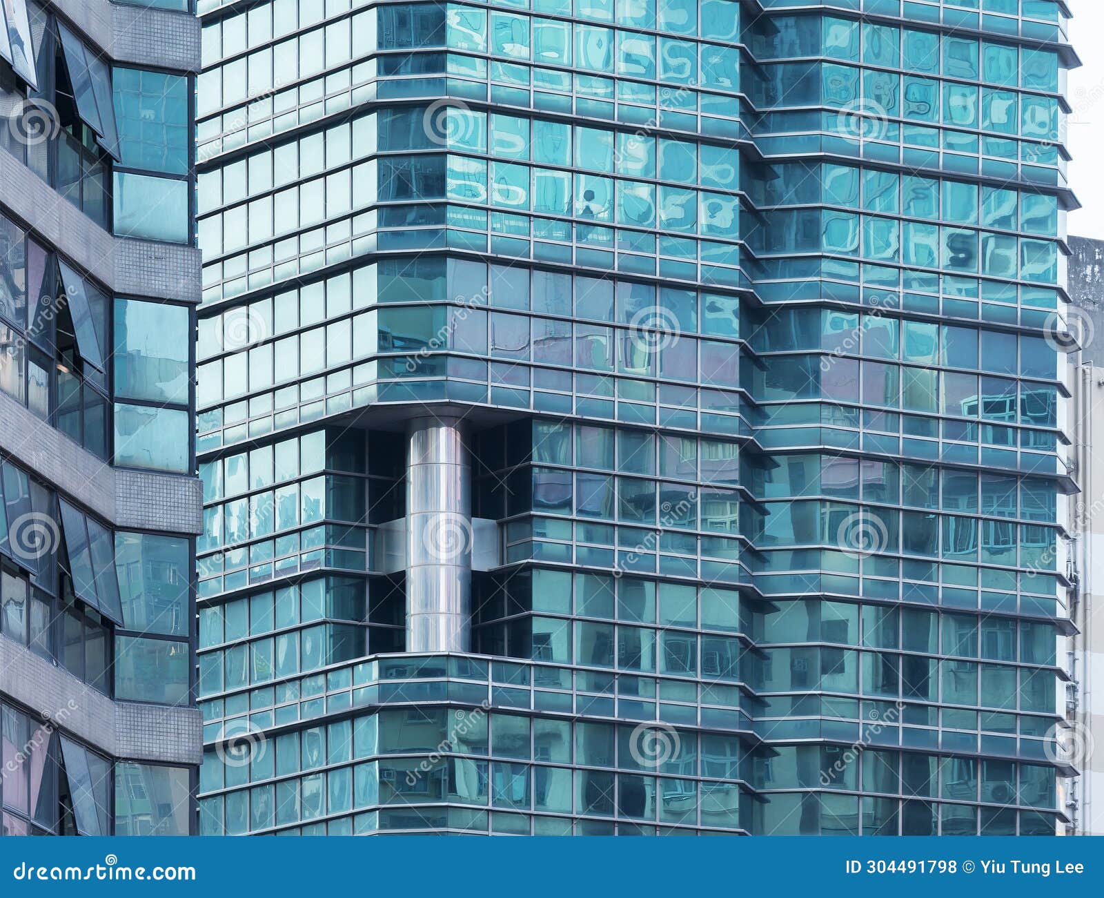 Exterior of Modern Architecture. Modern Building Abstract Background ...