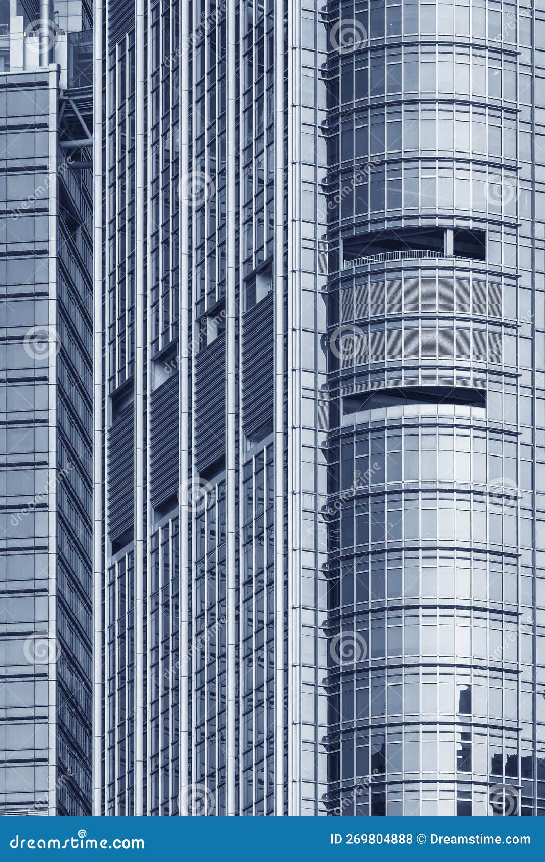 Exterior of Modern Architecture. Building Abstract Background Pattern ...