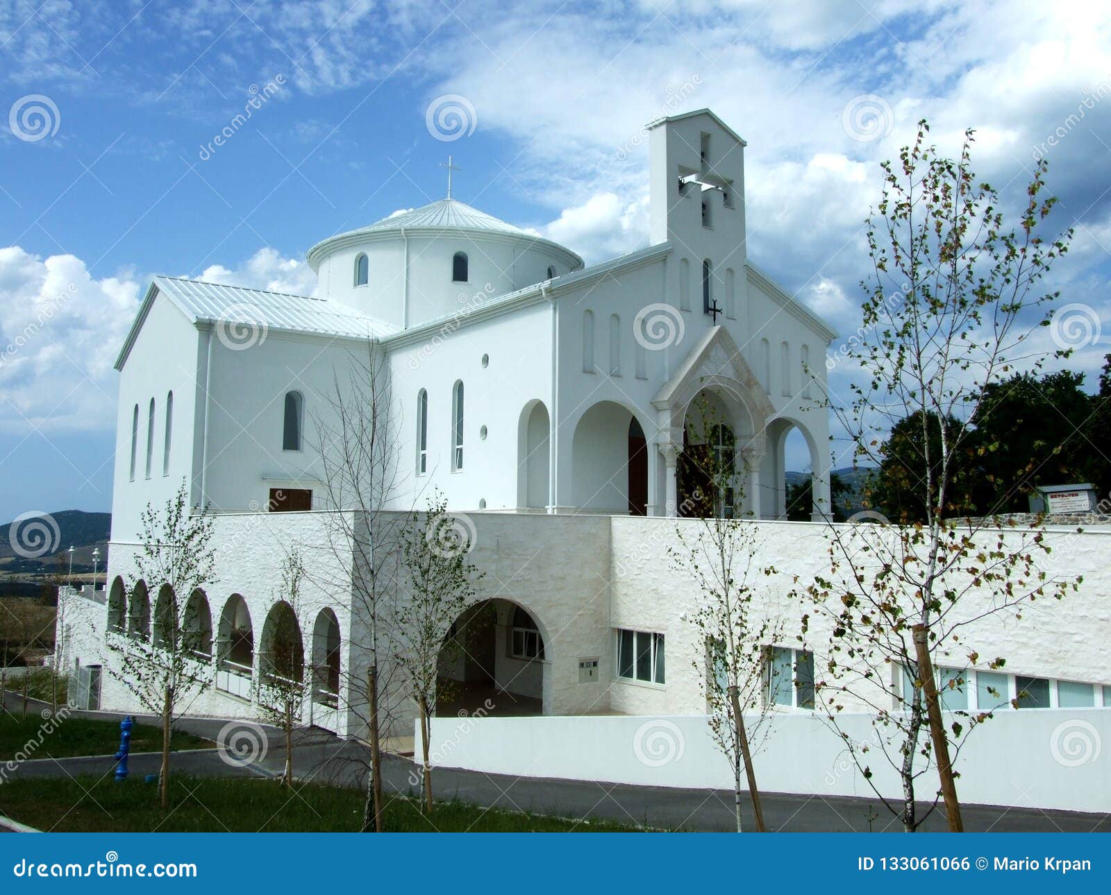 Exterior of a Modern Church Stock Photo - Image of altar, architecture ...