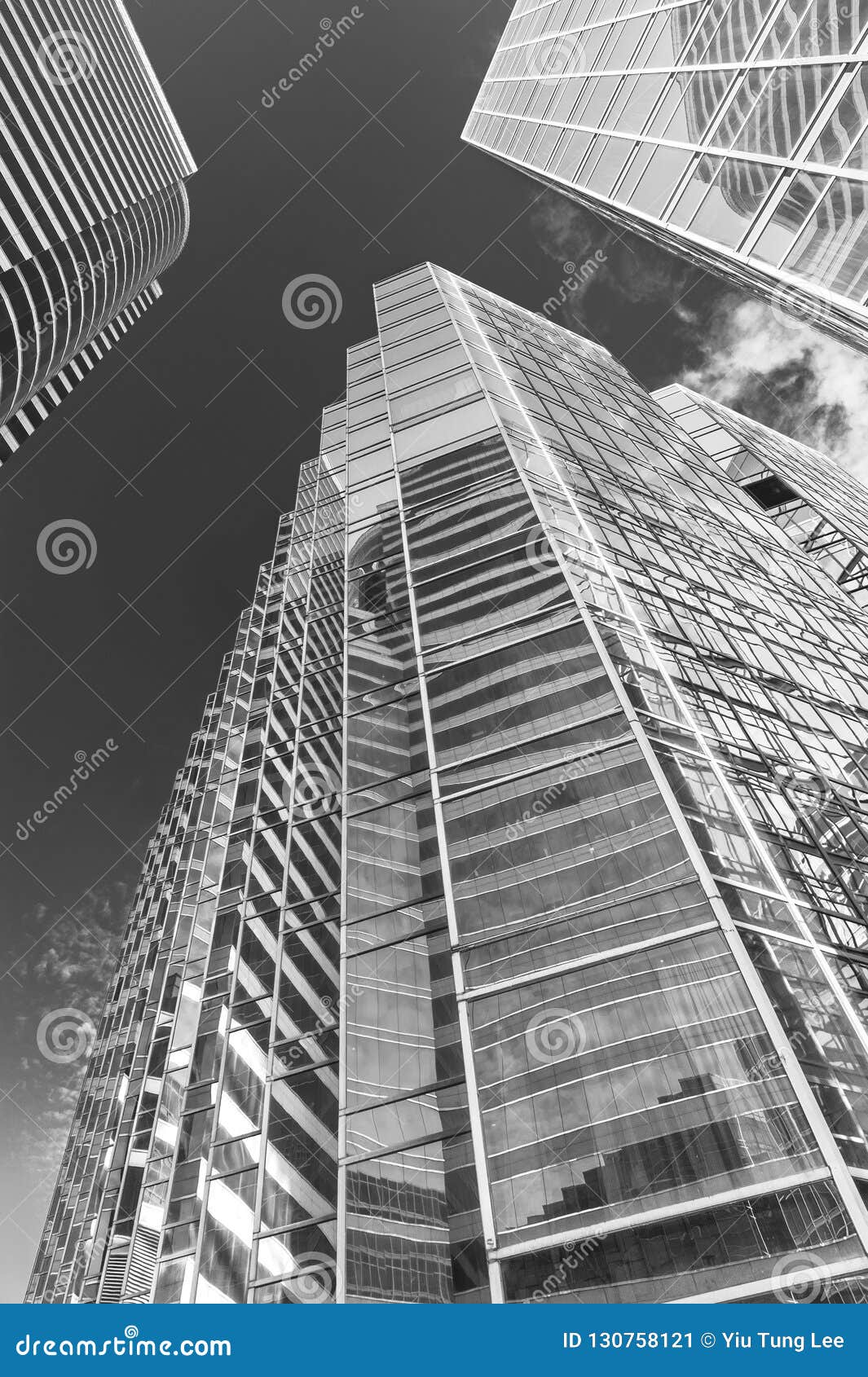 Modern High Rise Office Building Stock Image - Image of center ...