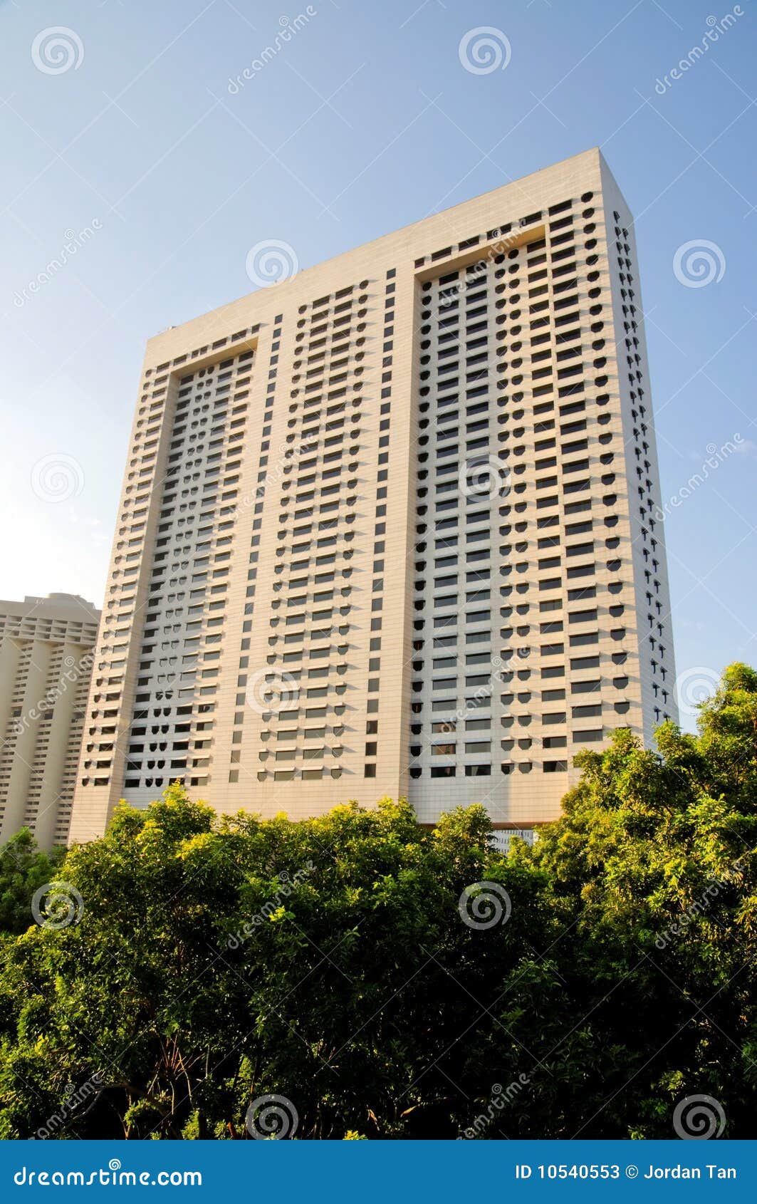 Exterior of Modern Luxury Hotel Stock Image - Image of story, building ...