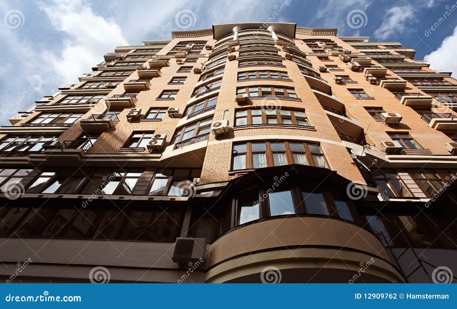 Exterior of New Tall Modern Building Stock Photo - Image of urban ...