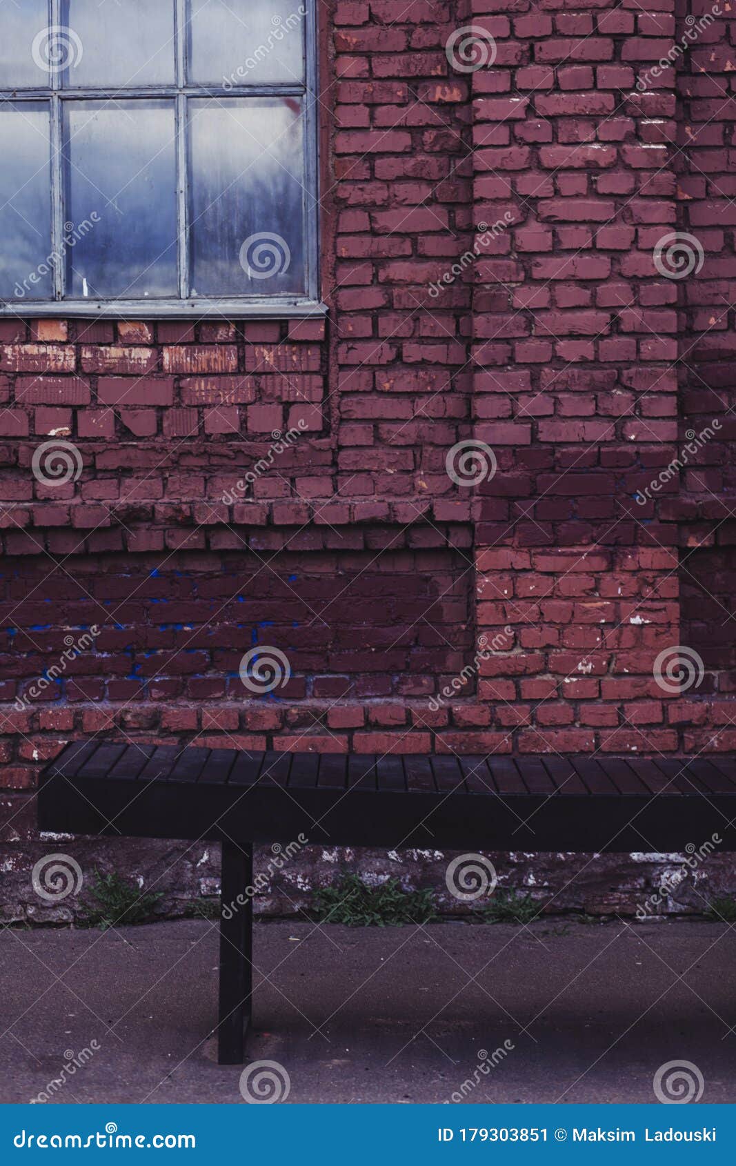 Brick building in Europe stock image. Image of exterior - 179303851