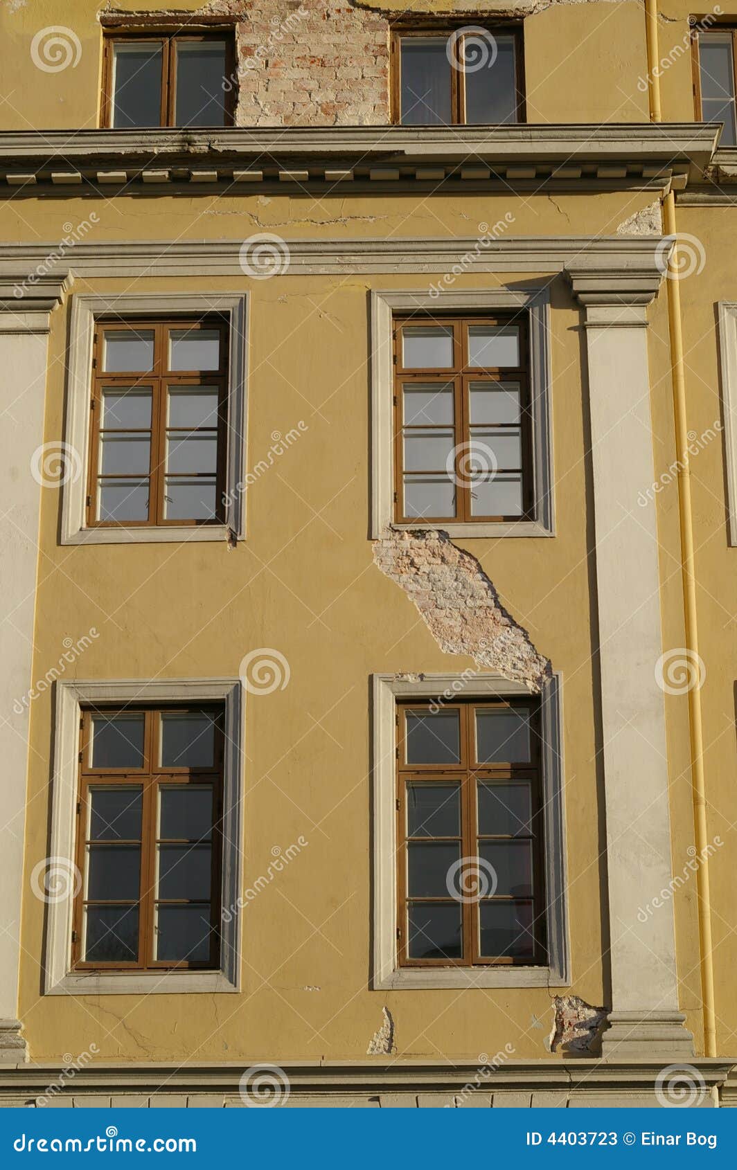 Exterior of old building stock image. Image of facade - 4403723