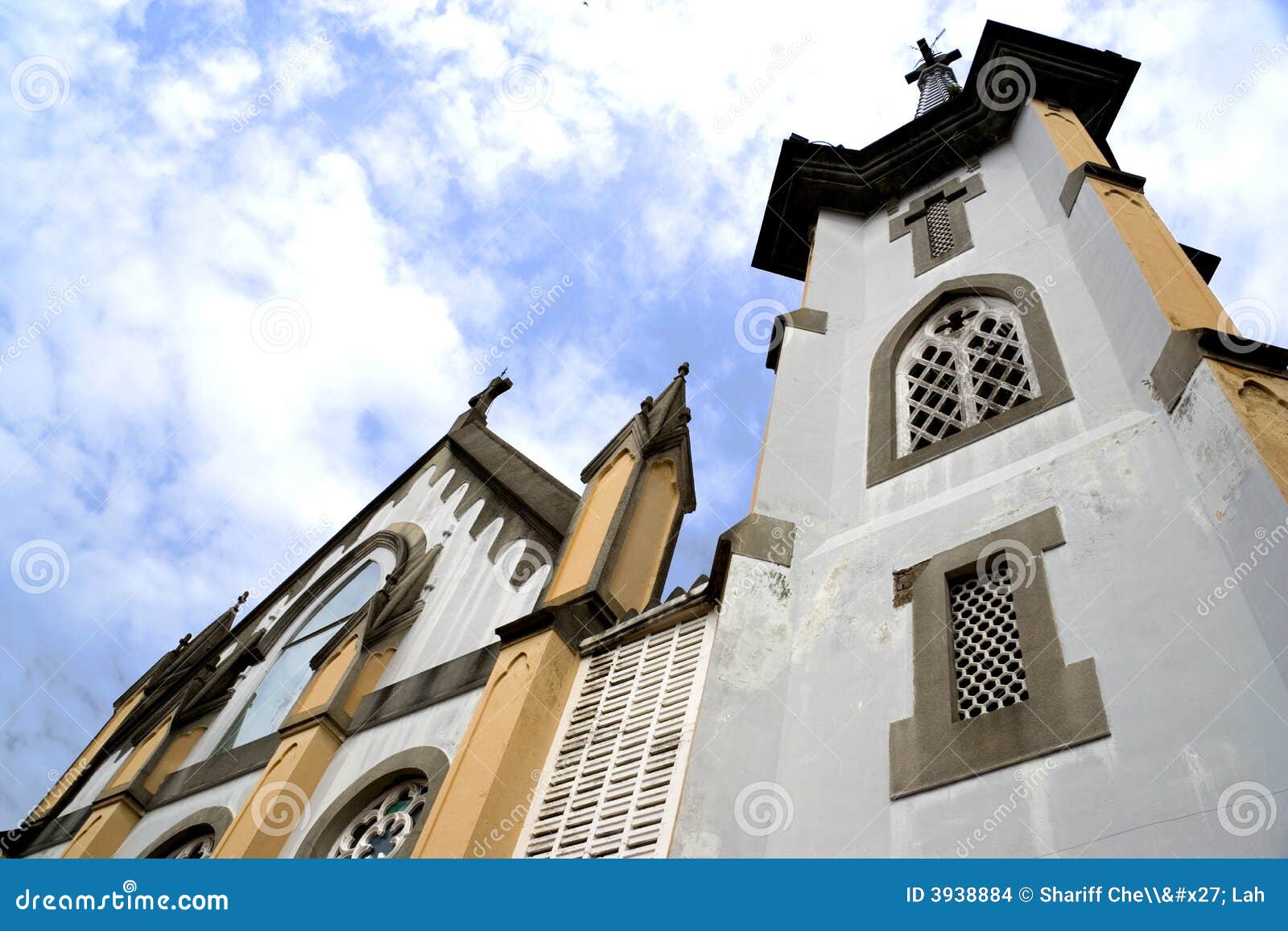 Exterior of old church stock photo. Image of exterior - 3938884