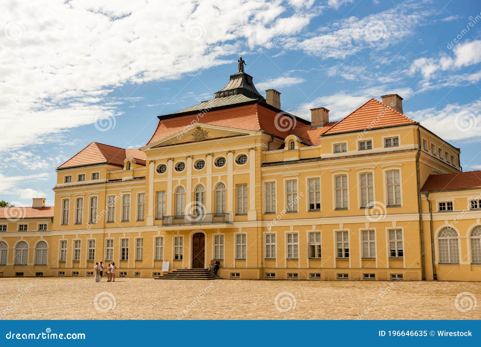 Exterior of the Rogalin Palace Editorial Image - Image of poland, color ...
