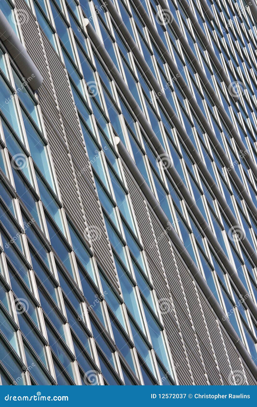 Exterior of a skyscaper stock image. Image of offices - 12572037