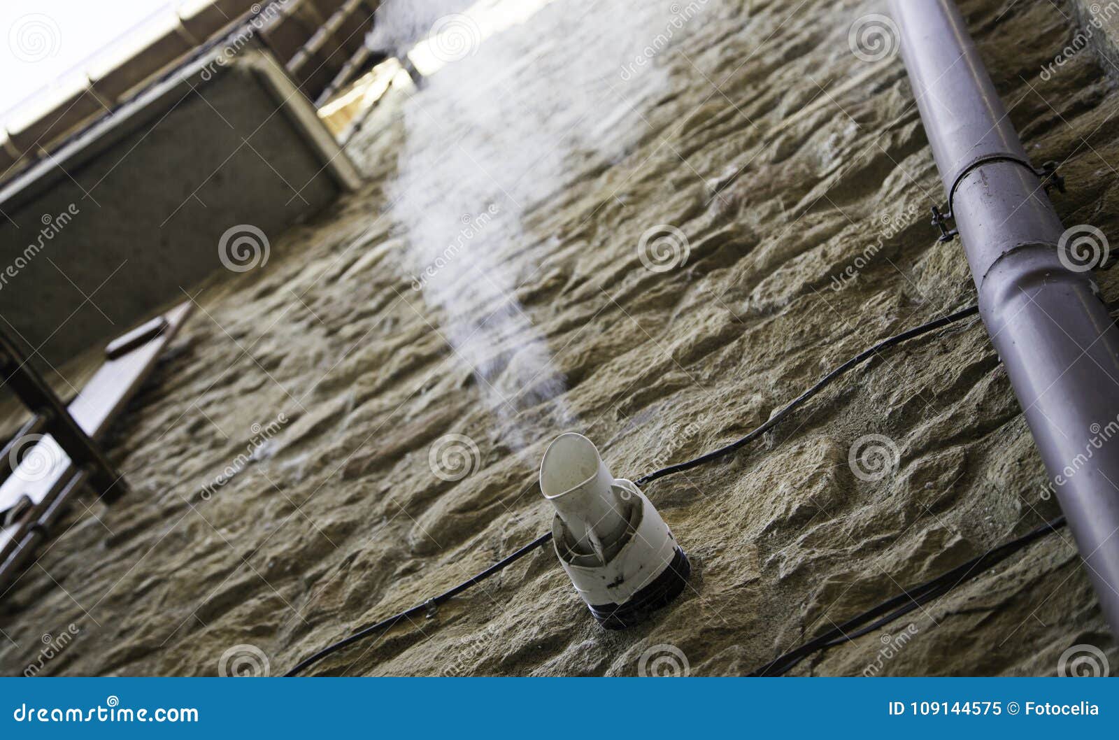 External smoke extractor stock image. Image of extractor - 109144575