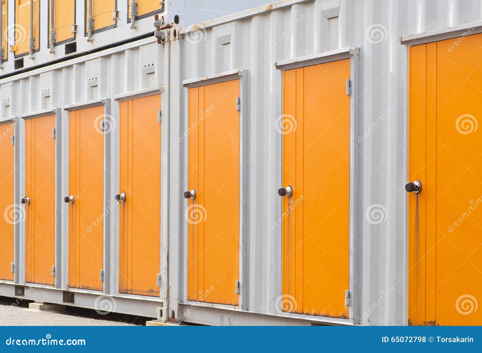 Exterior of storage unit stock photo. Image of workplace - 65072798