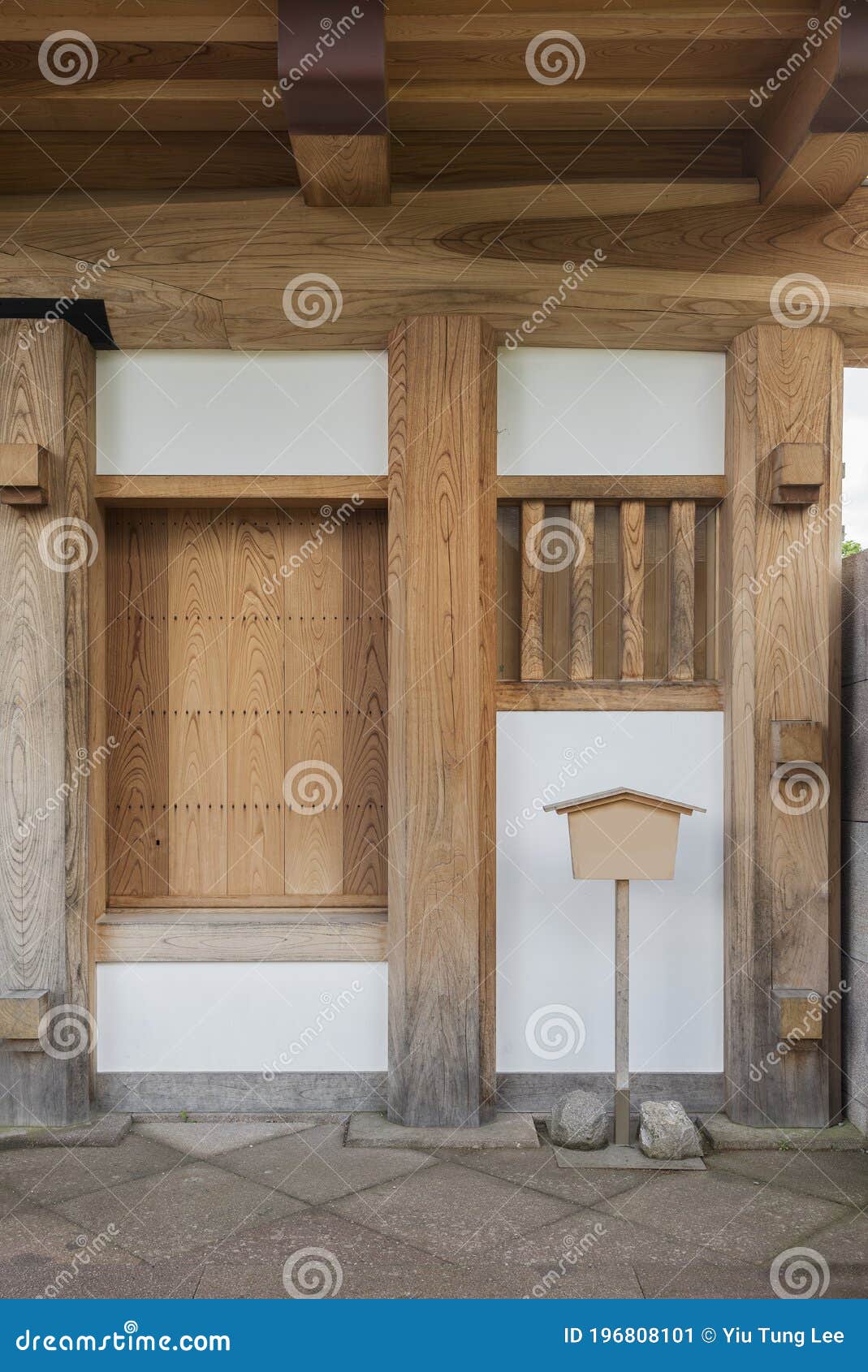 Traditional Japanese Architecture Stock Image - Image of close ...