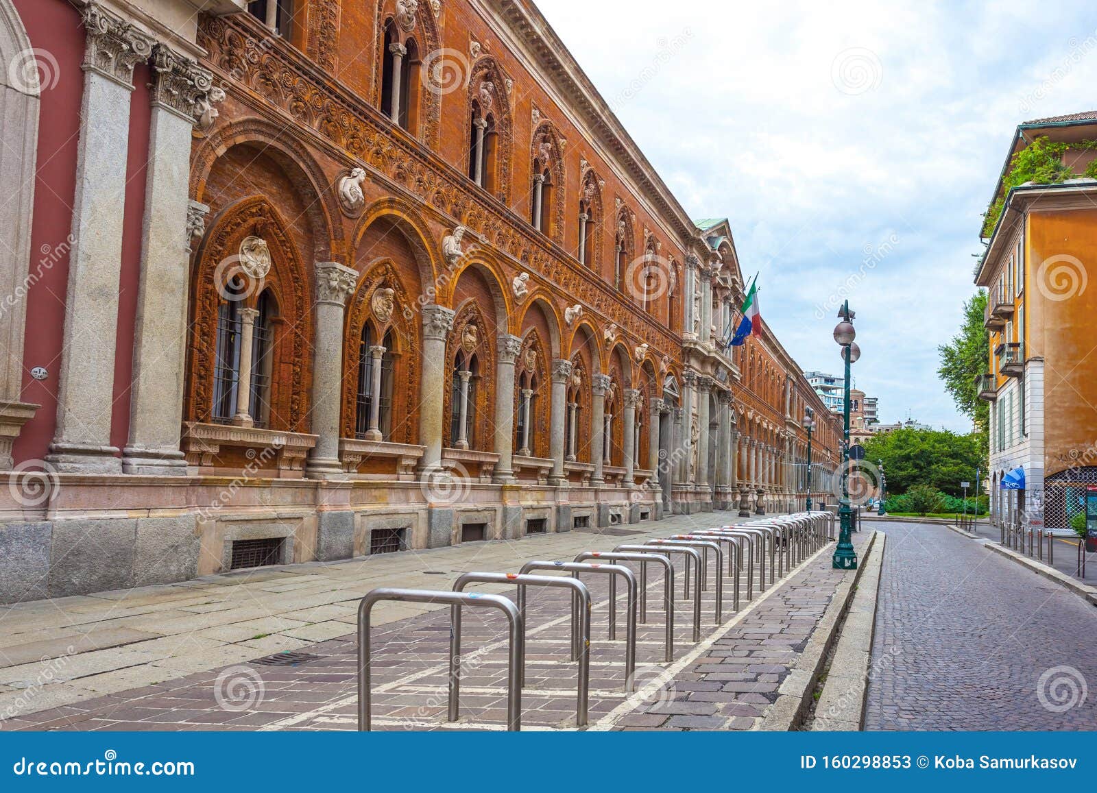 The Exterior of the University of Milan. University of Milan is Based ...