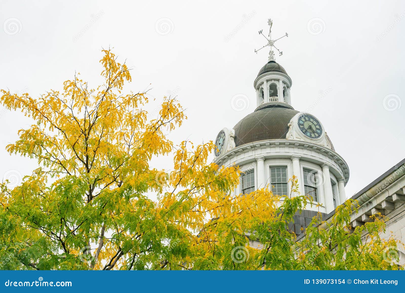 Exterior View of the Beautiful City Hall Stock Photo - Image of ...