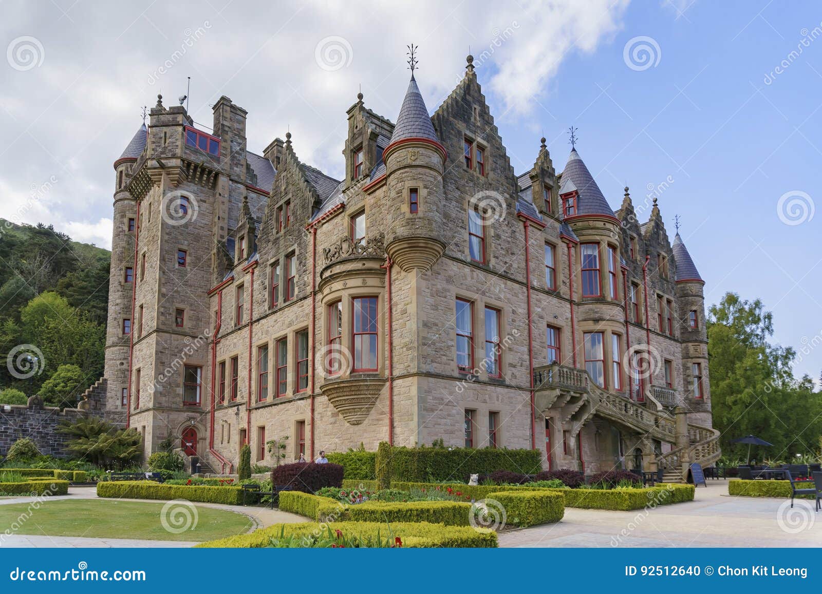Exterior View Of The Belfast Castle Editorial Image | CartoonDealer.com ...