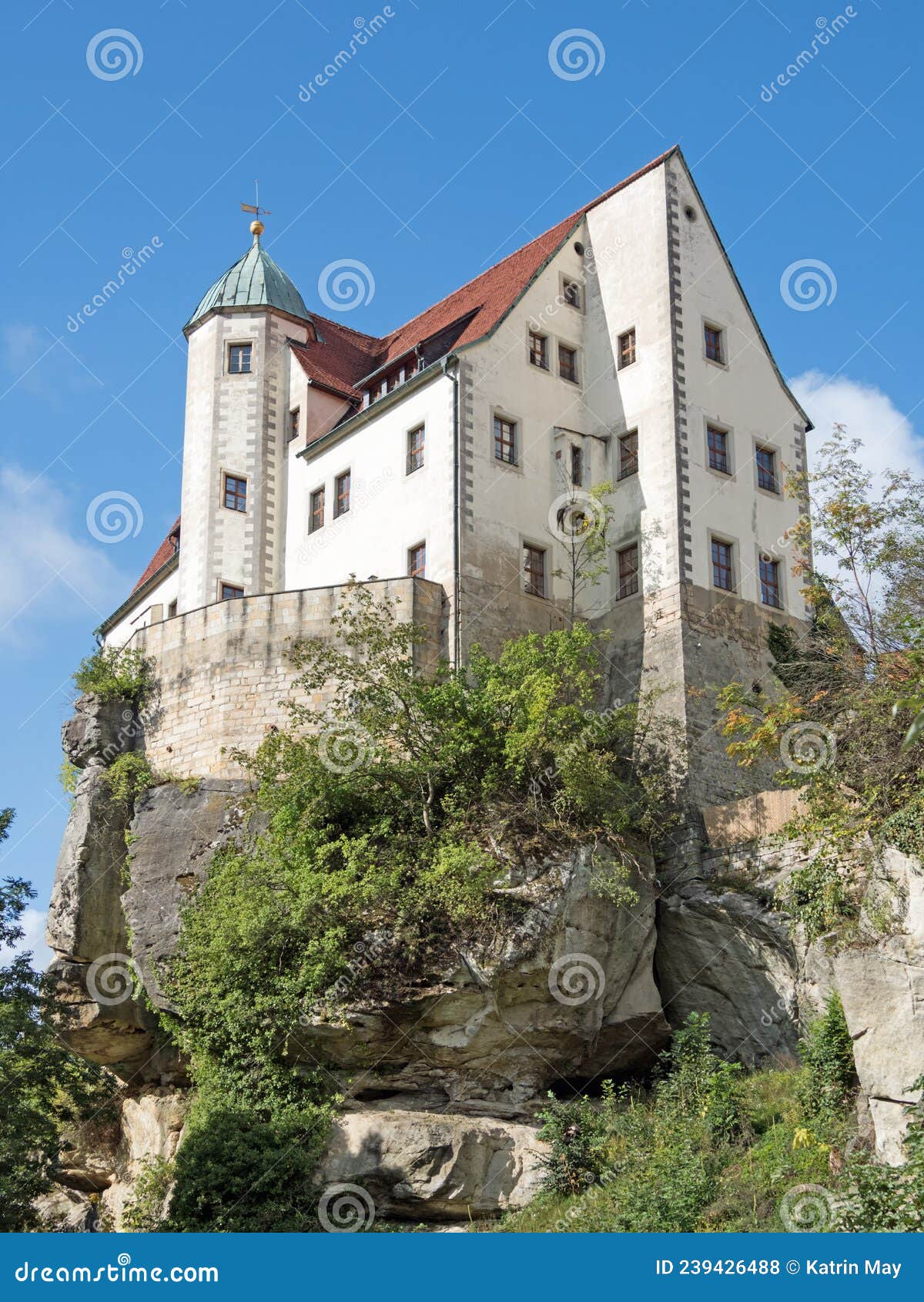 Exterior View of the Castle Hohnstein in Hohnstein, Saxony, Dresden ...