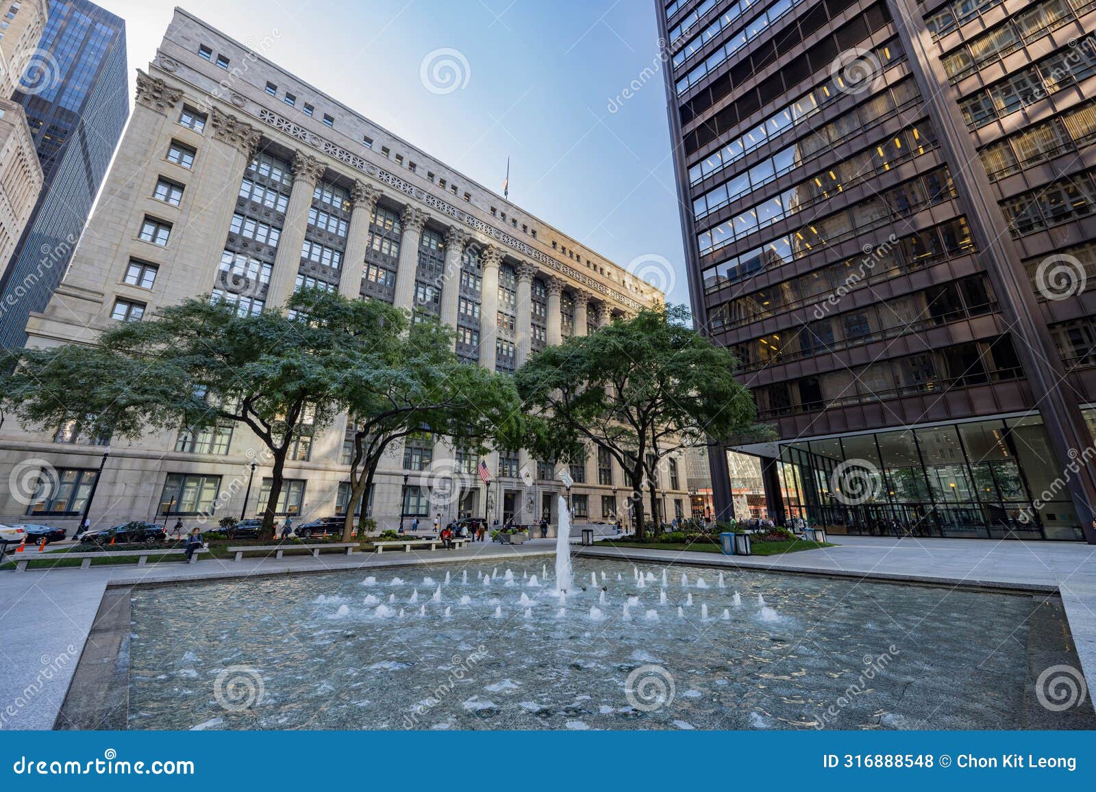 Exterior View of the City of Chicago - City Hall Editorial Stock Photo ...