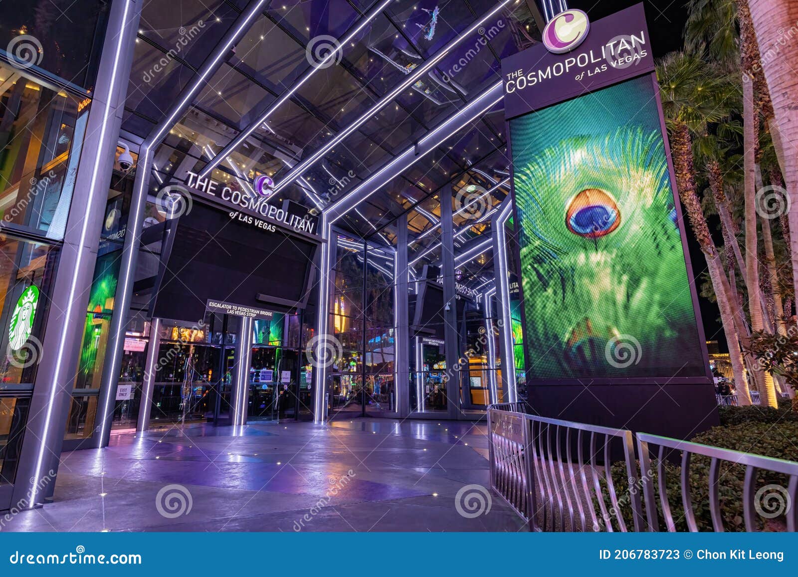 Exterior View of the Cosmopolitan Editorial Stock Photo - Image of ...