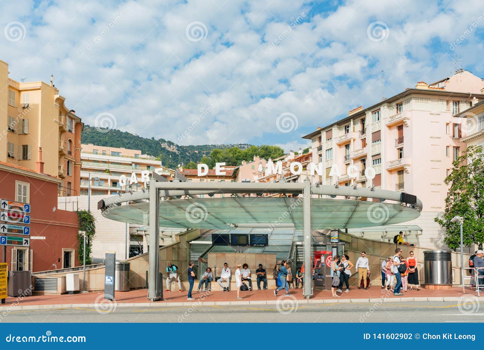 Exterior View of the Gare De Monaco Station Editorial Photography ...