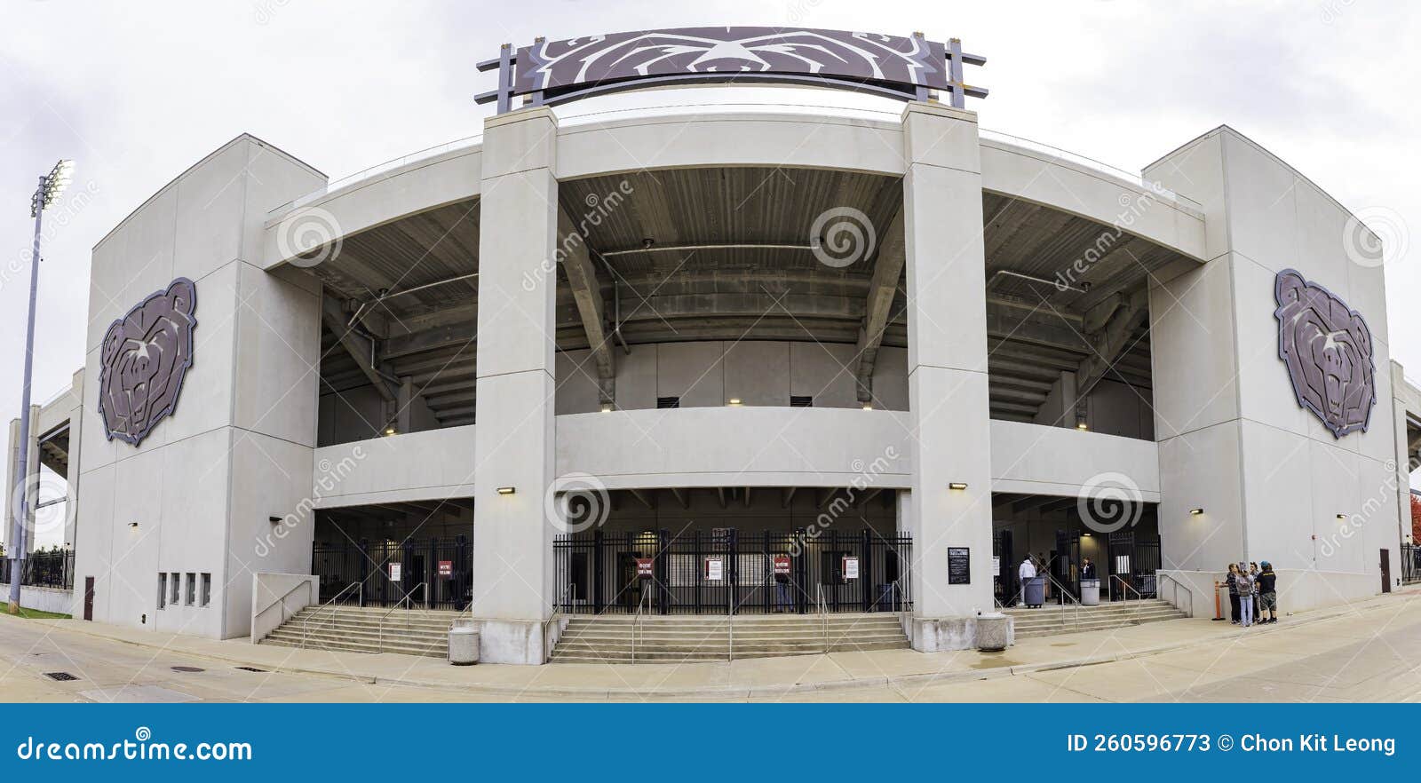 Exterior View of the Gate of Robert W. Plaster Stadium Editorial Stock ...